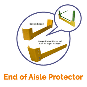 End of Aisle Rack Protectors | Atlanta Pallet Rack