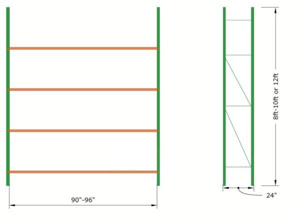 Pallet Rack Shelving 24"D | Atlanta Pallet Rack